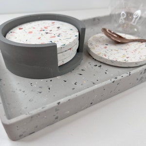 Set Rectangular Tray and Coasters / Rectangular Tray / Tray and Coaster ...