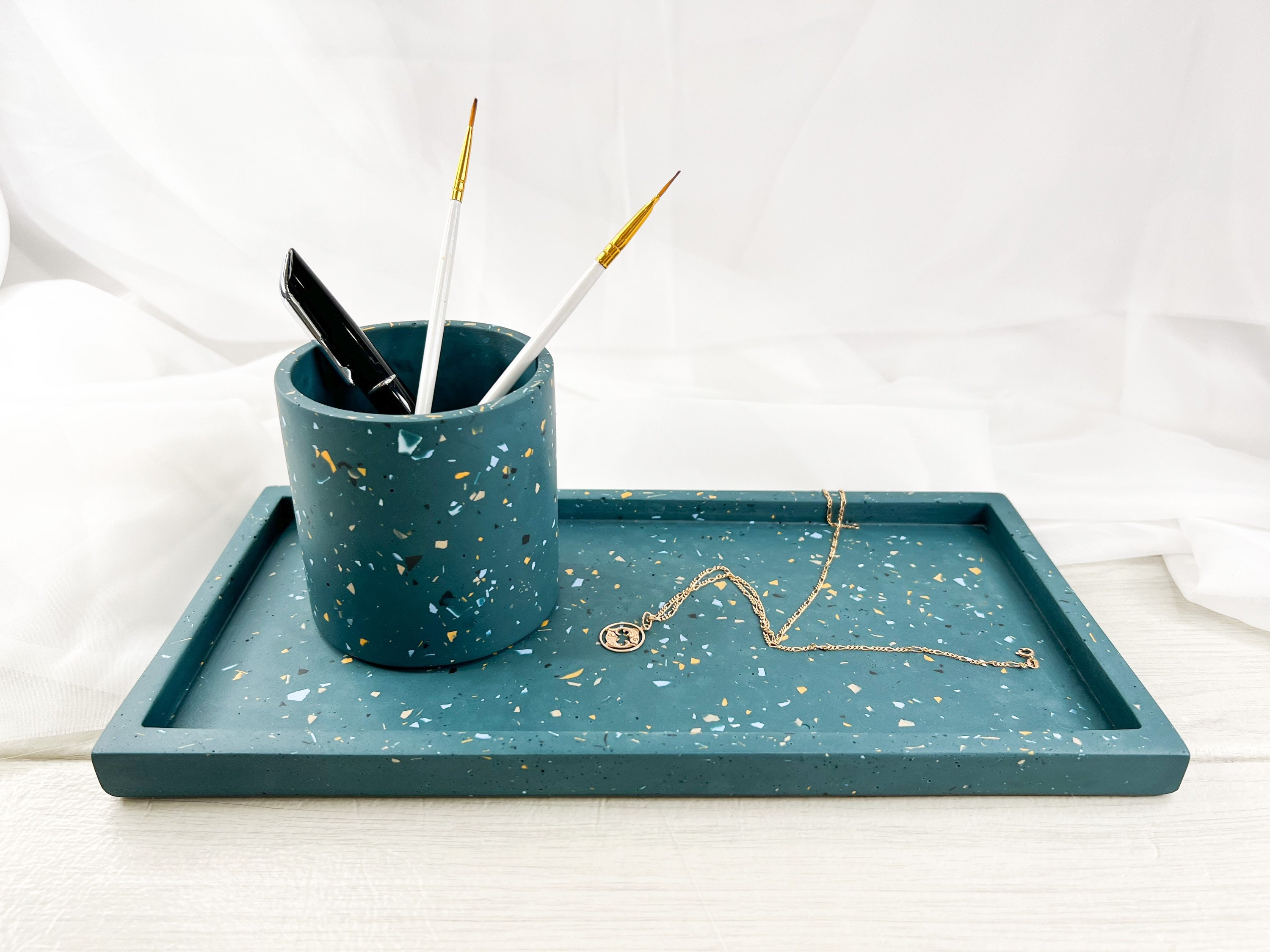 Terrazzo Trinket Tray // Tray for Trinkets // Home Decor // - Etsy