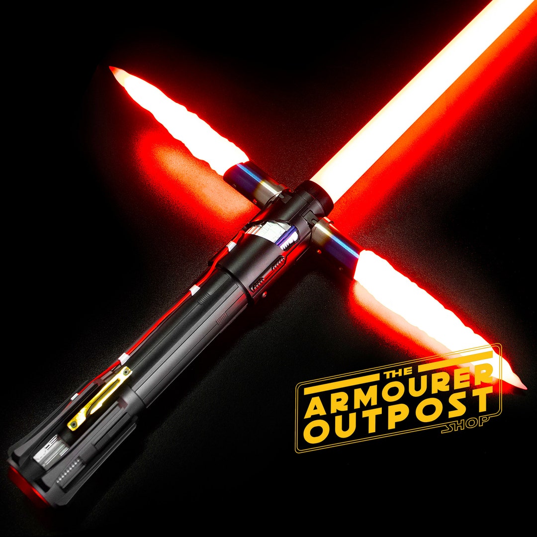 Kylo Ren's Neopixel Lightsaber With Blades & Hard Case Includes 22 ...