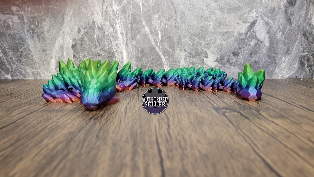 Gemstone Dragon / Fidget Toy / 3D Printed - Etsy