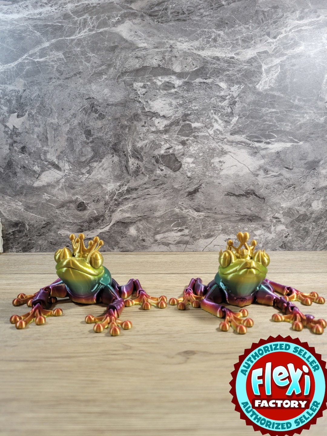 Flexi Prince and Princess Frog / Fidget Toy / 3D Print - Etsy