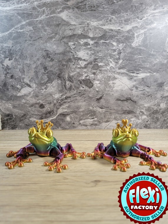 Flexi Prince and Princess Frog / Fidget Toy / 3D Print | Etsy