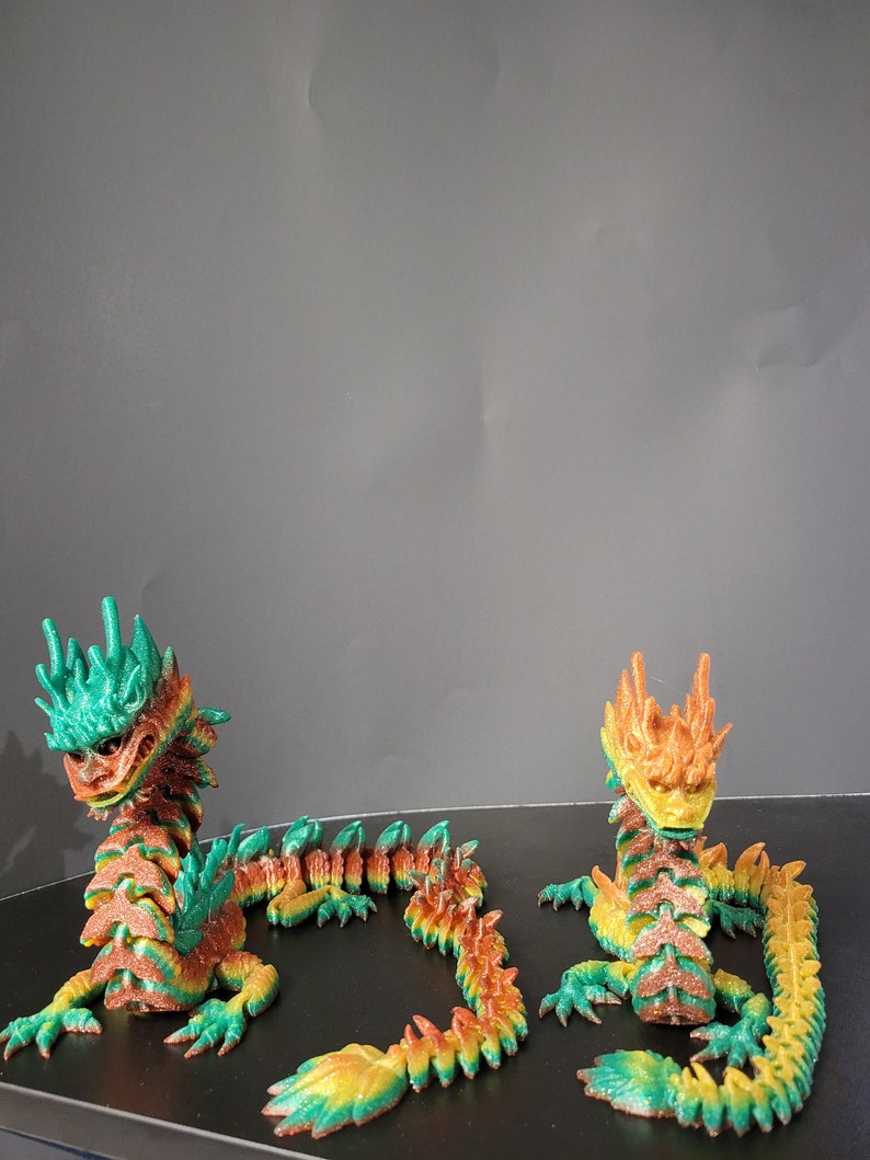 26 Inch Flexi Dragon / 3D Printed / Fidget Toy - Etsy