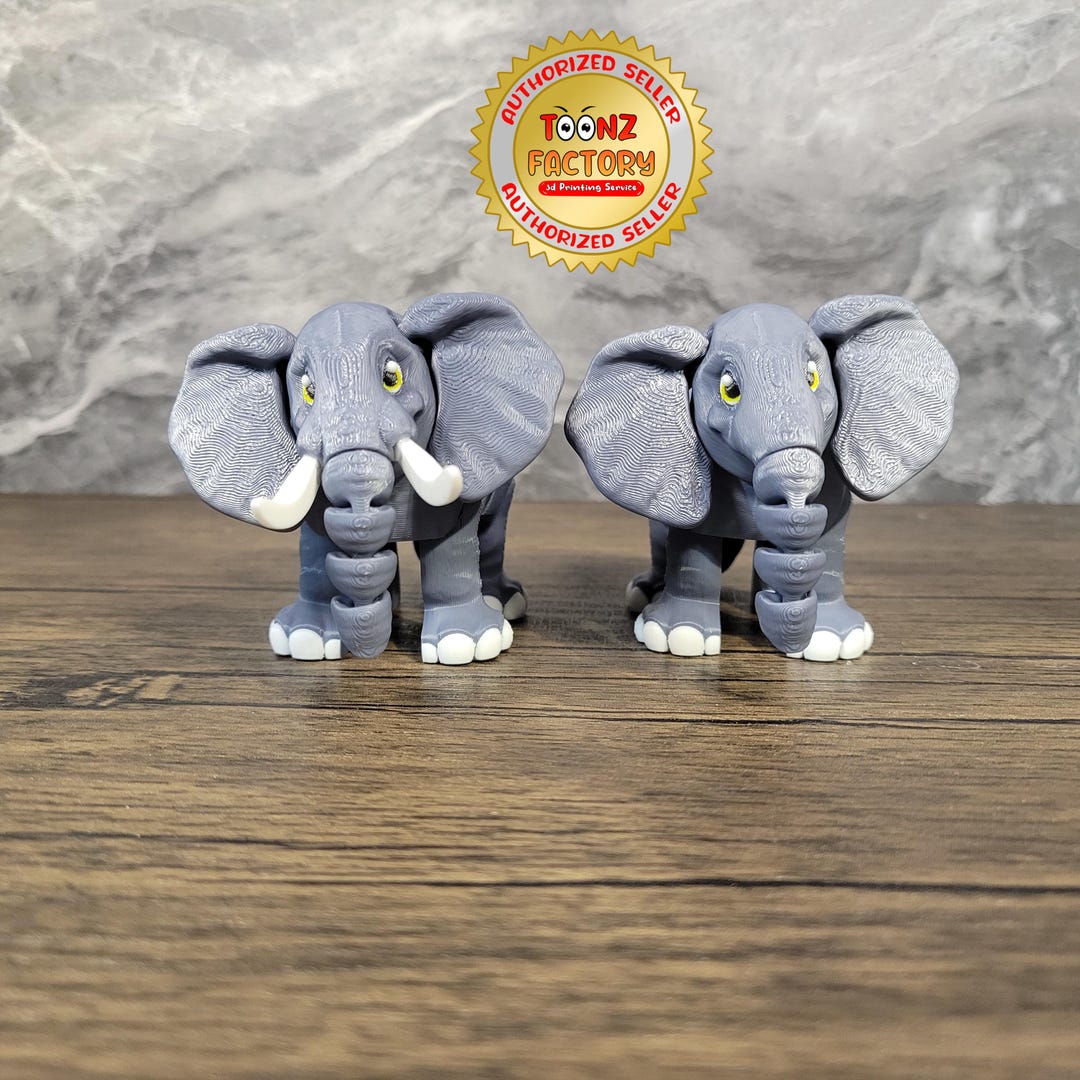 Elephant / Fidget Toy / 3D Print - Etsy
