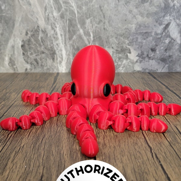 3d Printed Octopus Fidget Toy - Etsy