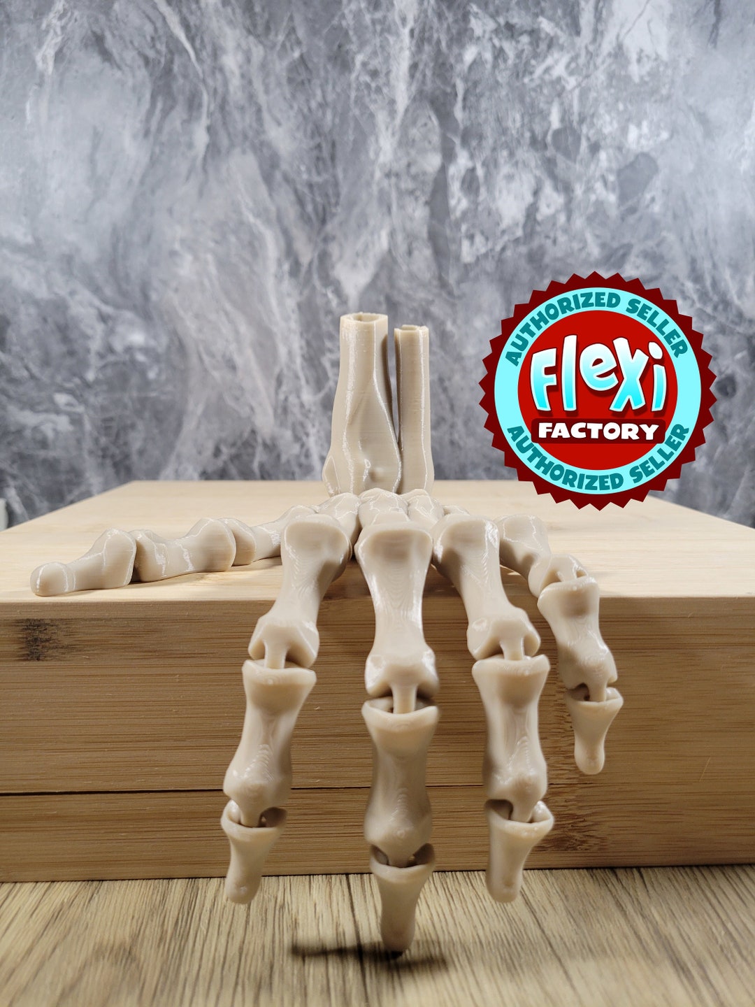Flexi Skeleton Hand / Fidget Toy / 3D Printed - Etsy