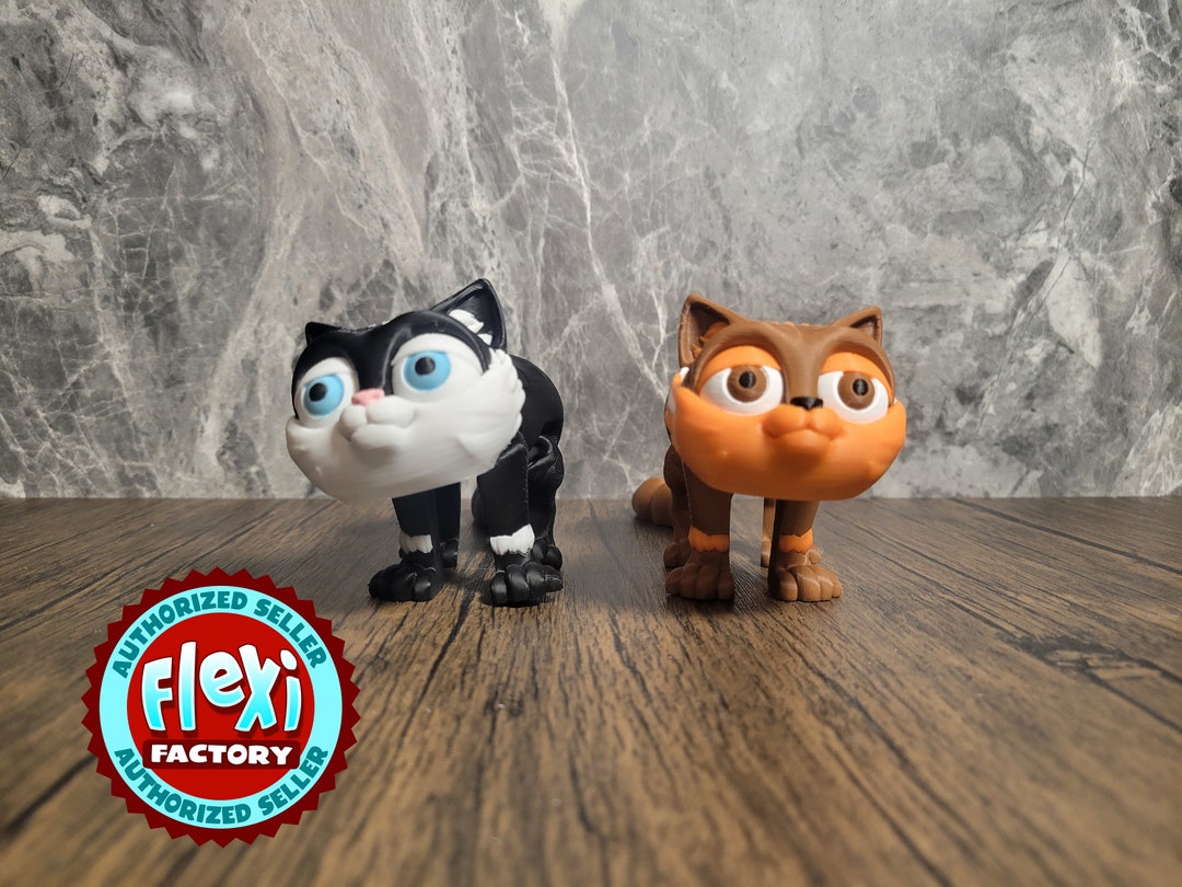 Flexi Cat / 3D Printed / Fidget Toy - Etsy