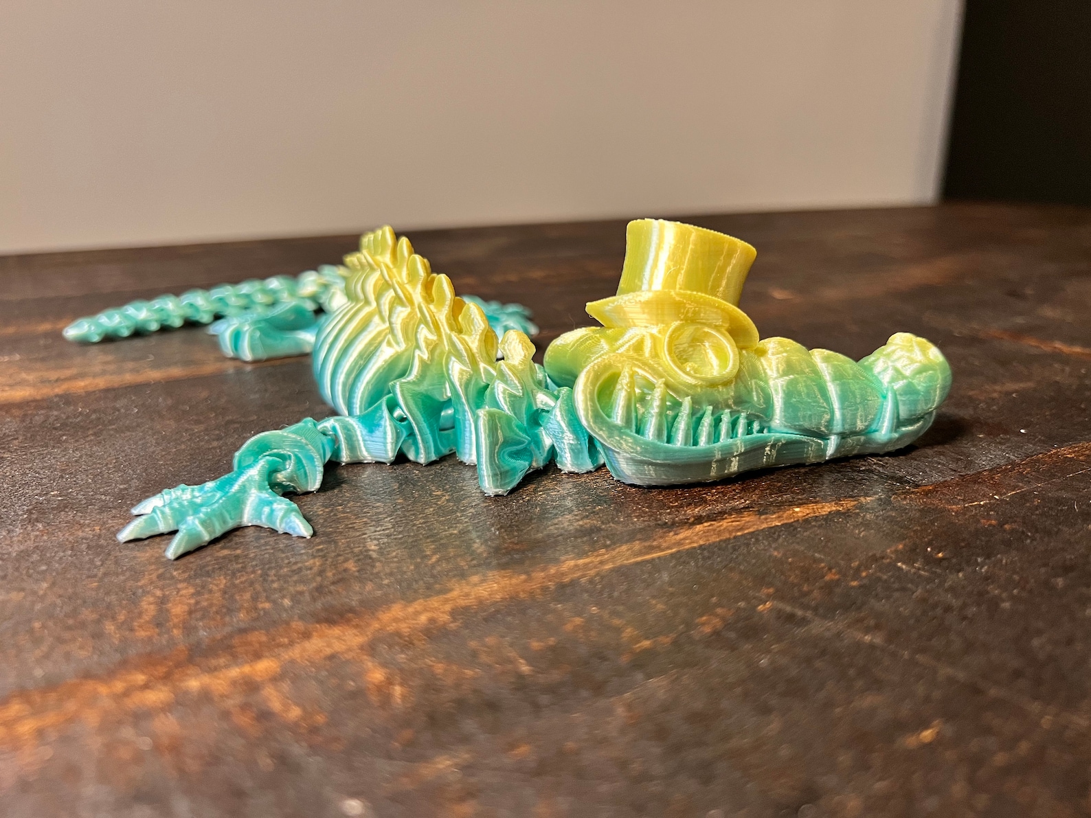Flexi Top Hat Crocodile / 3D Printed / Fidget Toy - Etsy
