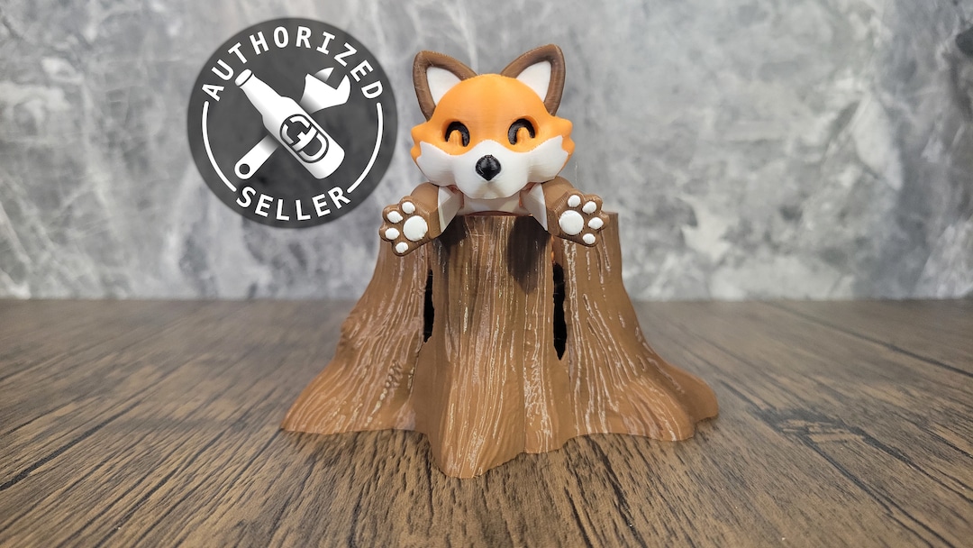 Fox / 3D Printed / Fidget Toy - Etsy