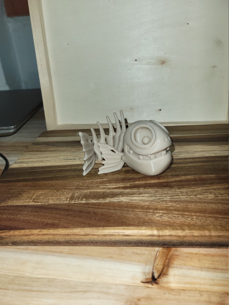 Flexi Skeleton Angler Fish / 3D Printed / Fidget Toy - Etsy