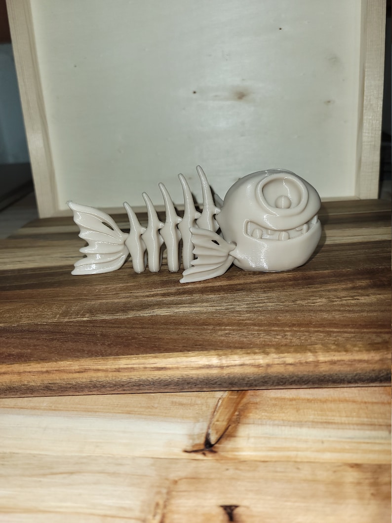 Flexi Skeleton Angler Fish / 3D Printed / Fidget Toy - Etsy