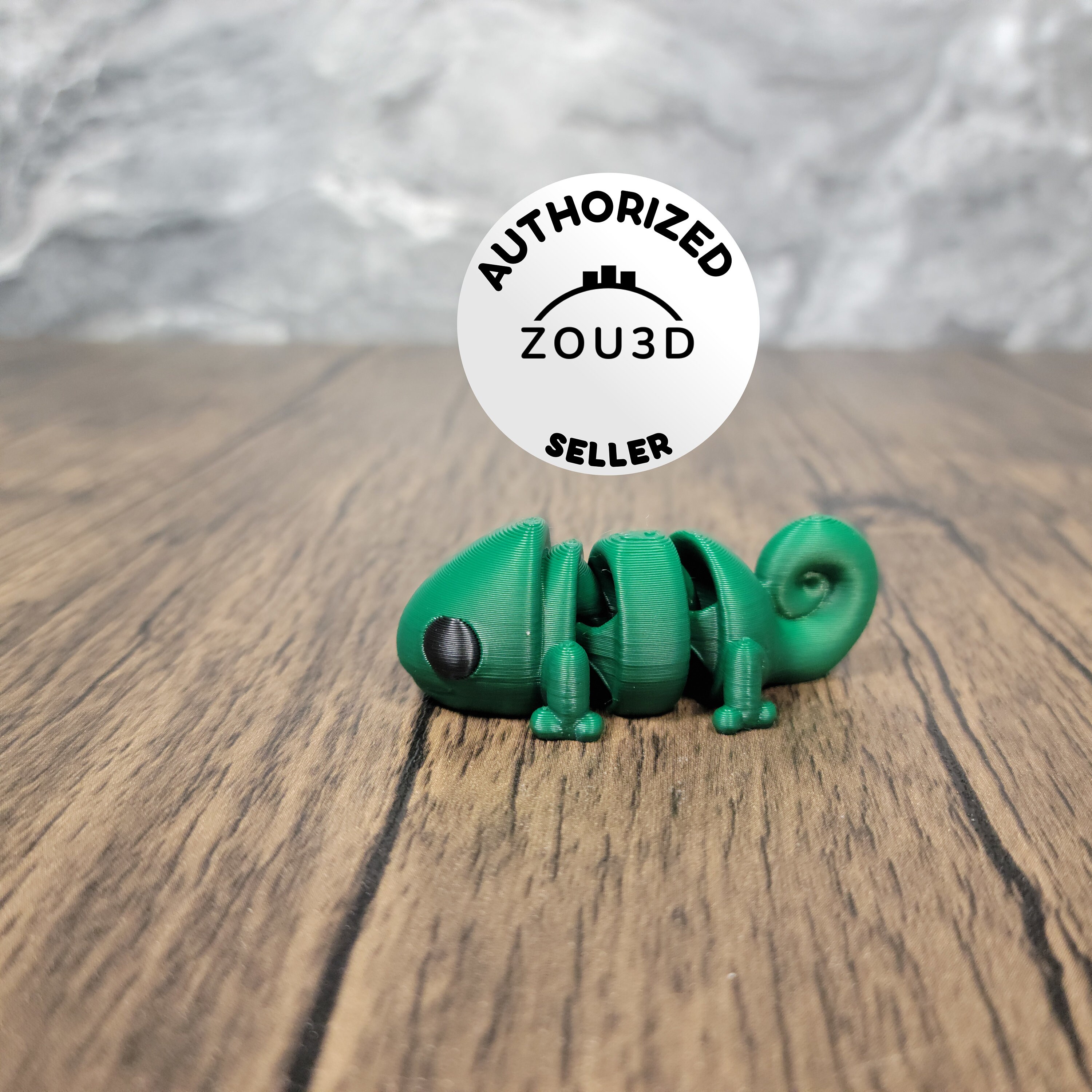 Tiny Chameleon / Fidget Toy / 3D Printed - Etsy