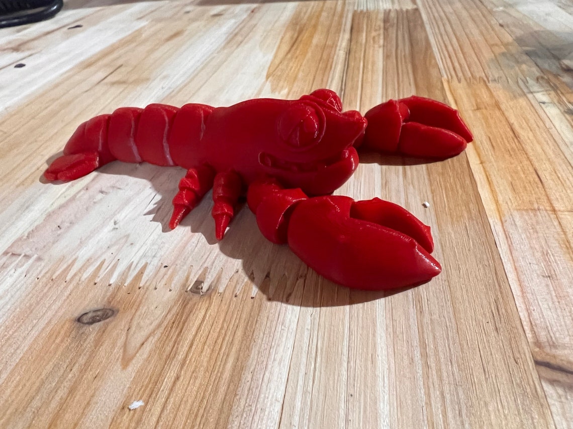 Flexi Lobster / 3D Printed / Fidget Toy - Etsy