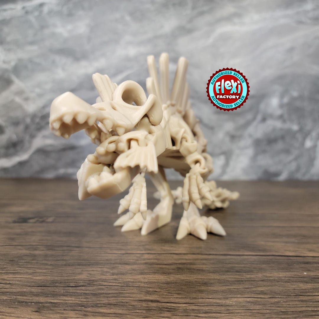 Flexi Skeleton Spinosaurus / Fidget Toy / 3D Printed - Etsy