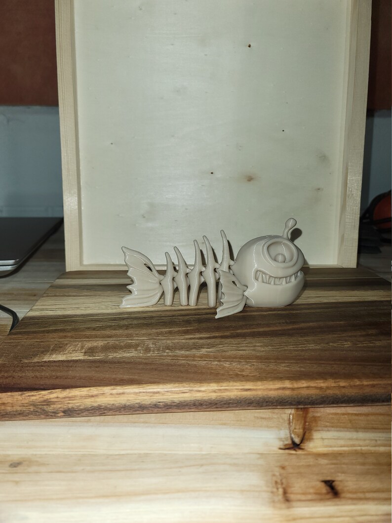 Flexi Skeleton Angler Fish / 3D Printed / Fidget Toy - Etsy