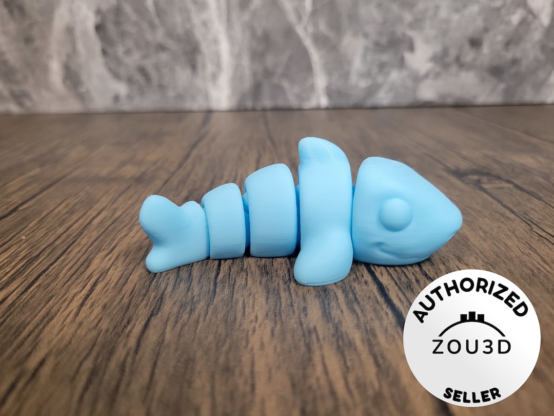 Flexi Baby Shark / Fidget Toy / 3D Printed - Etsy