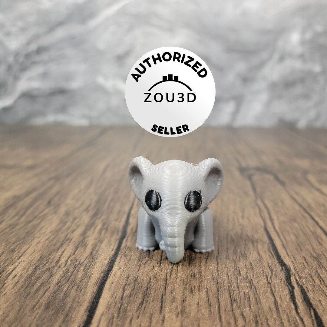 Tiny Elephant / Fidget Toy / 3D Printed - Etsy
