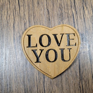 Conversation Heart / Decoration / 3D Printed - Etsy