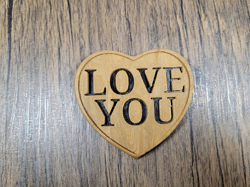 Conversation Heart / Decoration / 3D Printed - Etsy