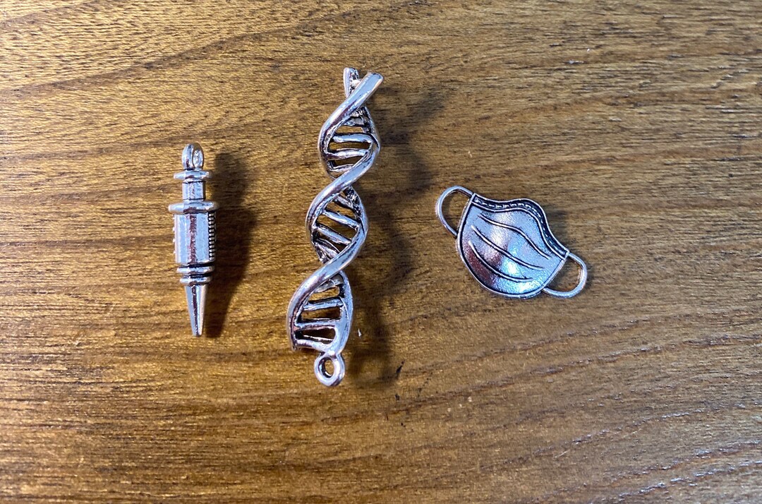 Silver Science/medical Charms - Etsy