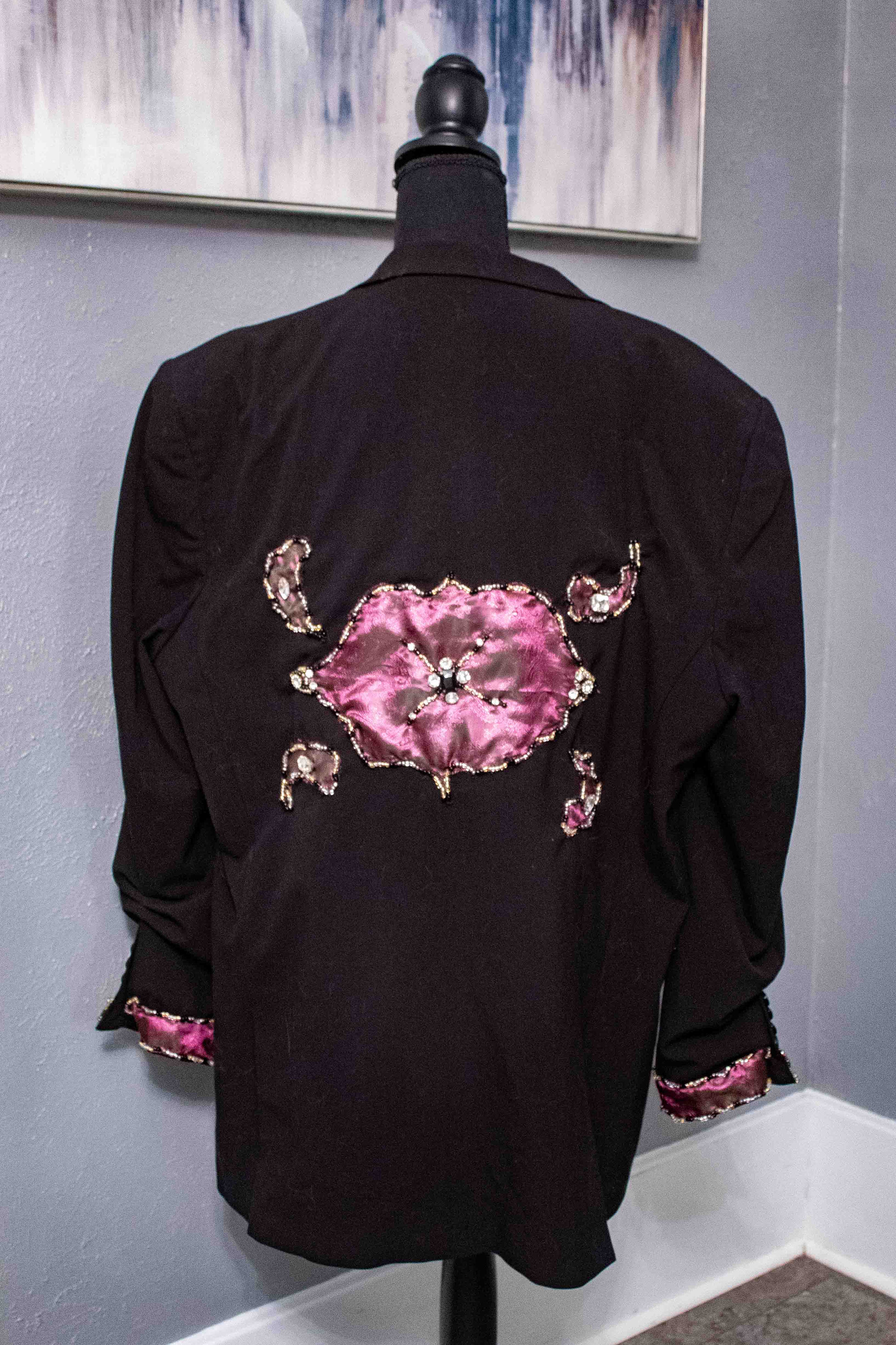 Embellished Beaded Bling Blazer Tuxedo Suit Jacket Blazer - Etsy