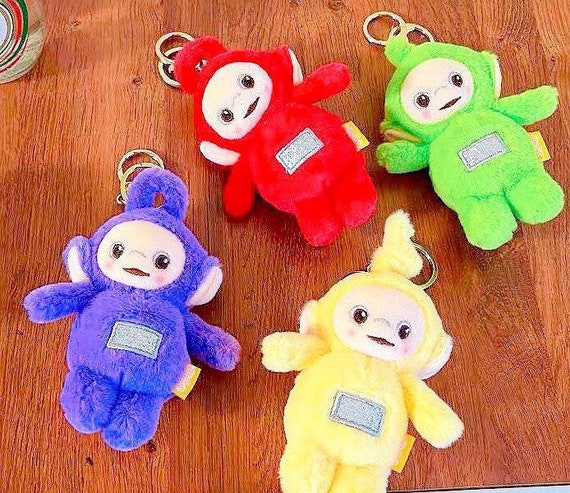 Kawaii Teletubbies Plushie Keychain Tinky Winky Dipsy Lala - Etsy