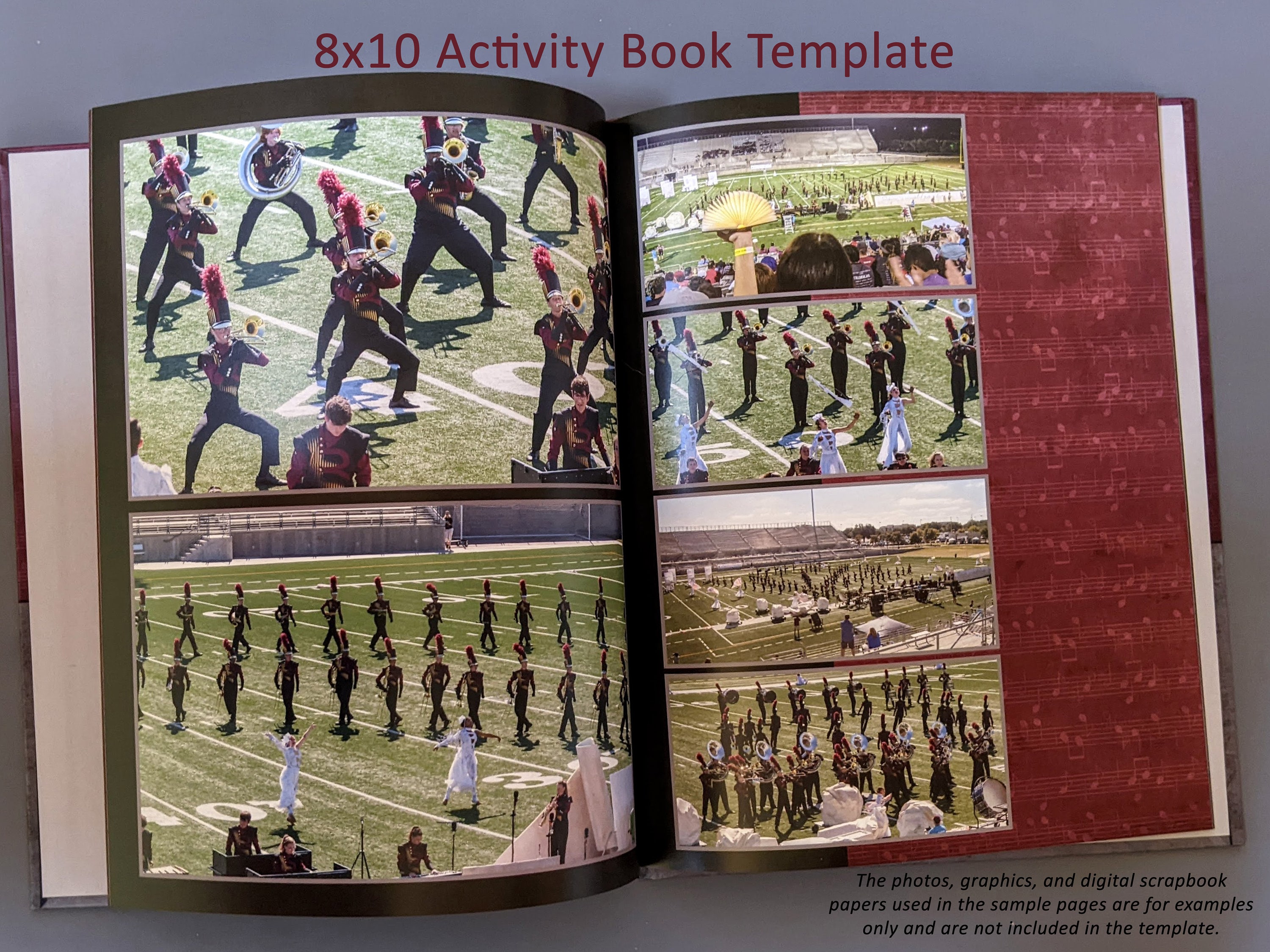 8x10 Activity Photobook Template for Blurb Bookwright | Photobook ...