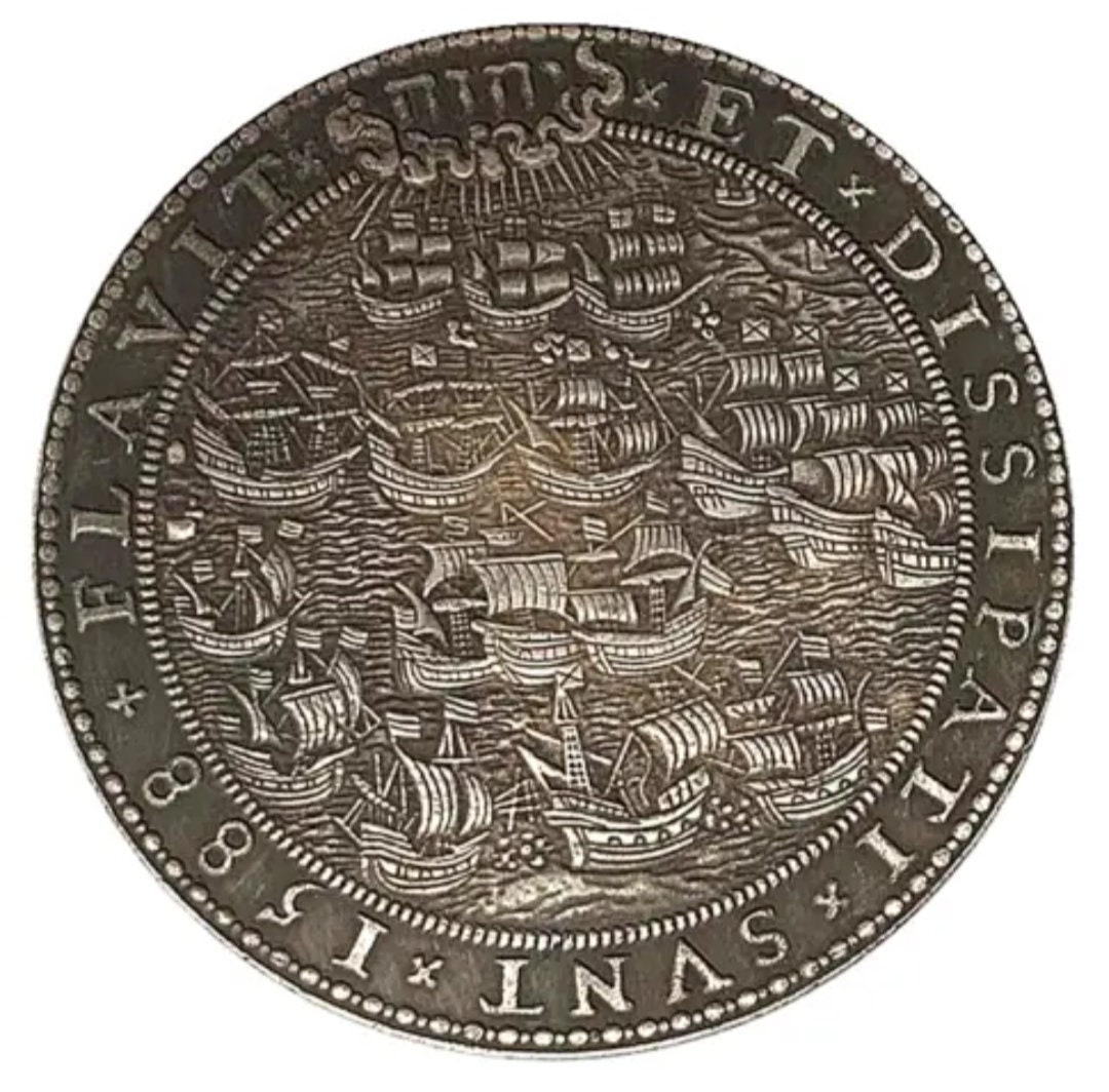 Tetragrammaton 1588 Coin/medal Issued by Queen Elizabeth Inscribed on ...
