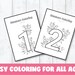 Numbers 0-9 Coloring Pages Learn Numbers by Drawing for Kids ...