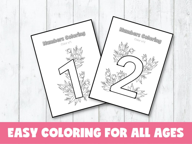 Numbers 0-9 Coloring Pages | Learn Numbers by Drawing for Kids ...
