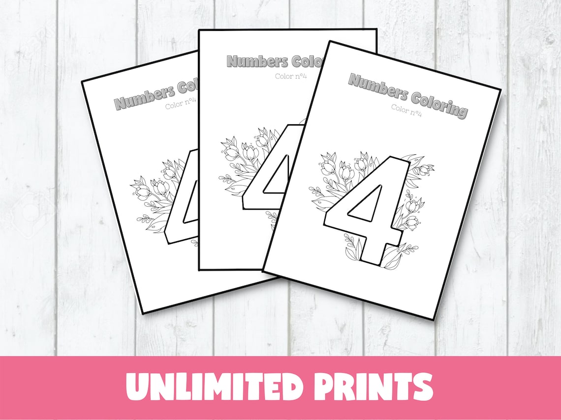 Numbers 0-9 Coloring Pages | Learn Numbers by Drawing for Kids ...
