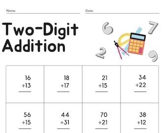 Single Digit Subtraction Worksheets - Etsy