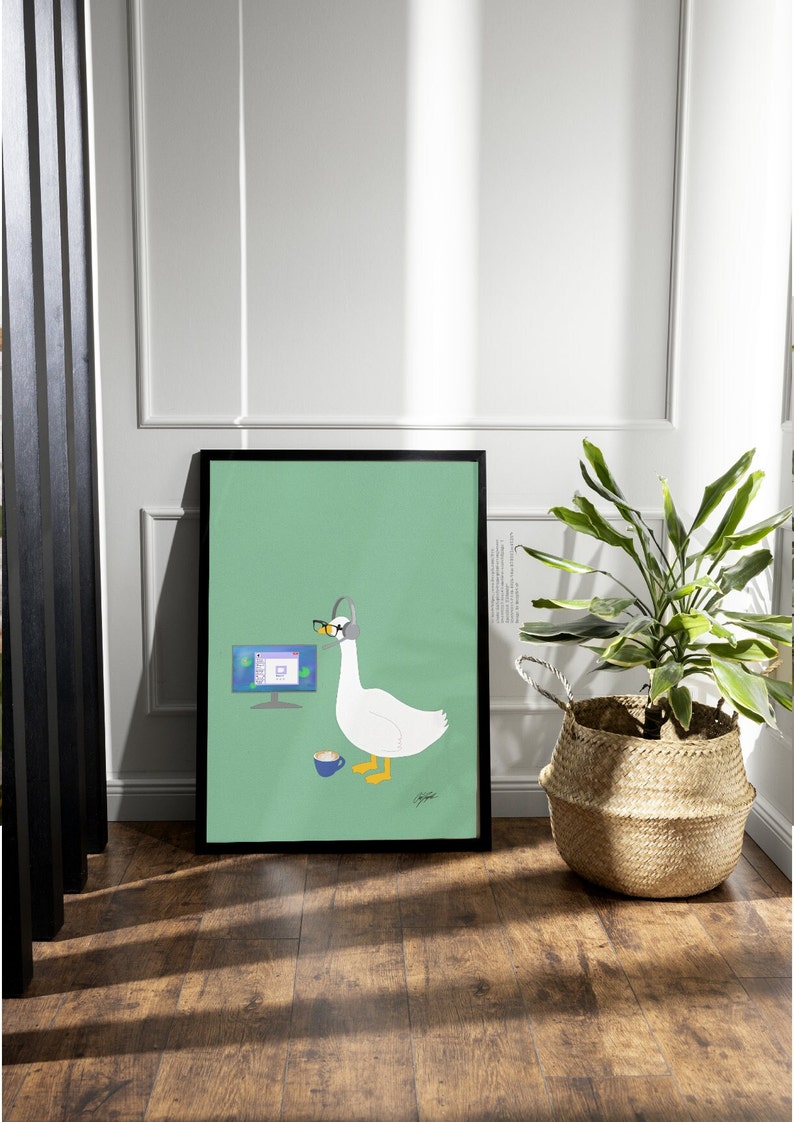 Silly Goose | Work From Home | Work From Home Gift | Desk Pet | WFH ...