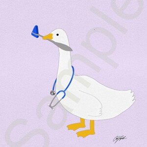 Silly Goose | Medical Prints | Silly Goose Print | Nursing Print | Duck ...