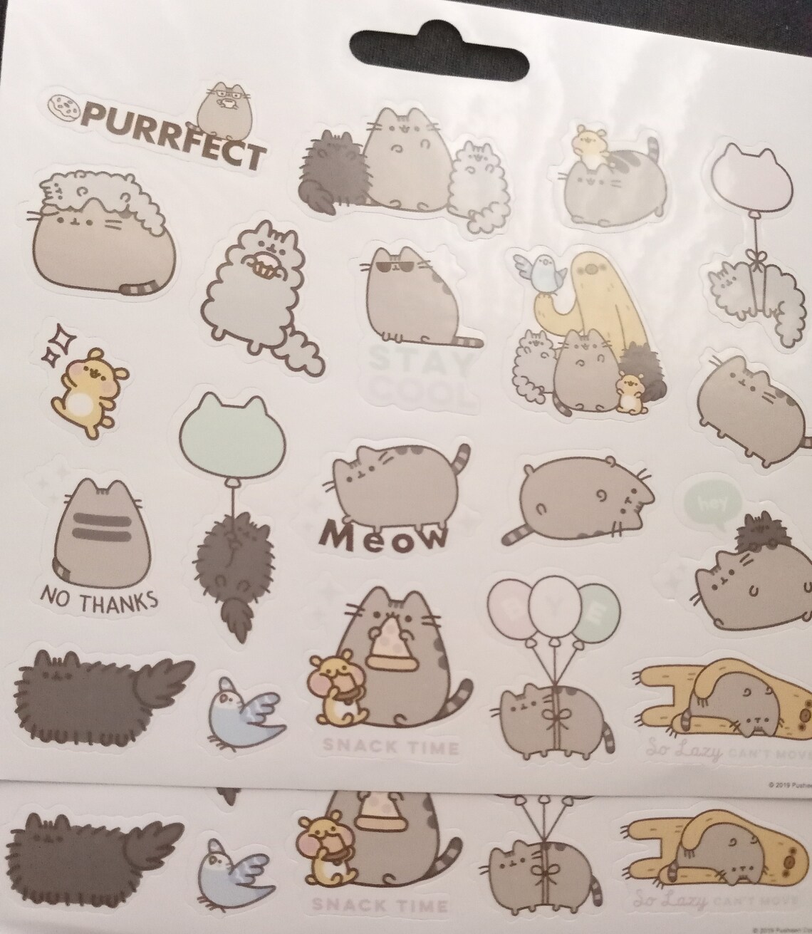 Pusheen the Cat Stickers Adorablesuper Cute Pusheen the Cat - Etsy