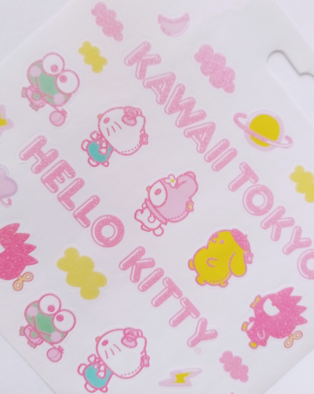 Calcomanías de Hello Kitty y sus amigos/ Calcomanías de Hello Kitty ...