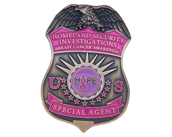 Breast Cancer Challenge Coin - Etsy