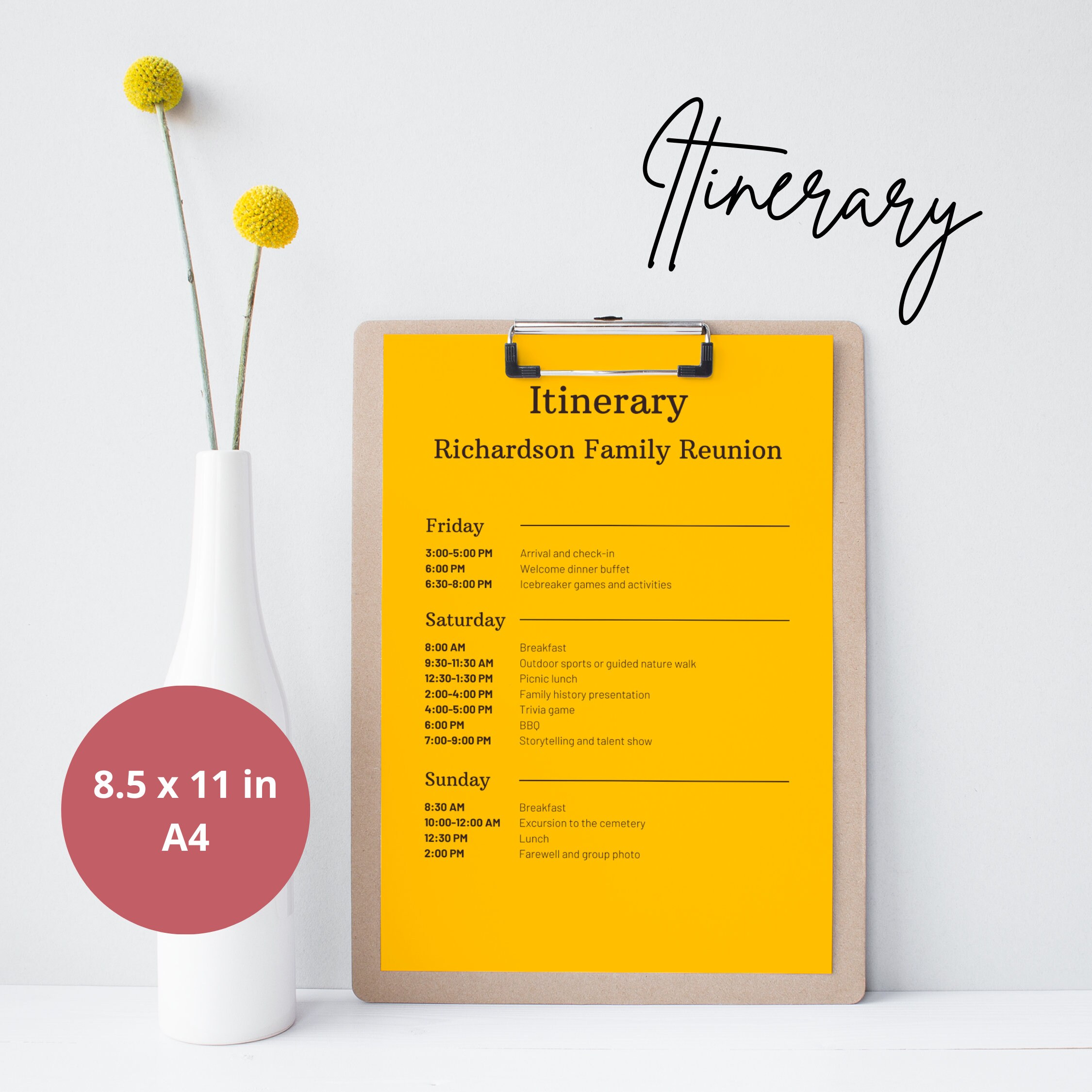 Family Reunion Printable Templates Canva | Event Printable Templates ...