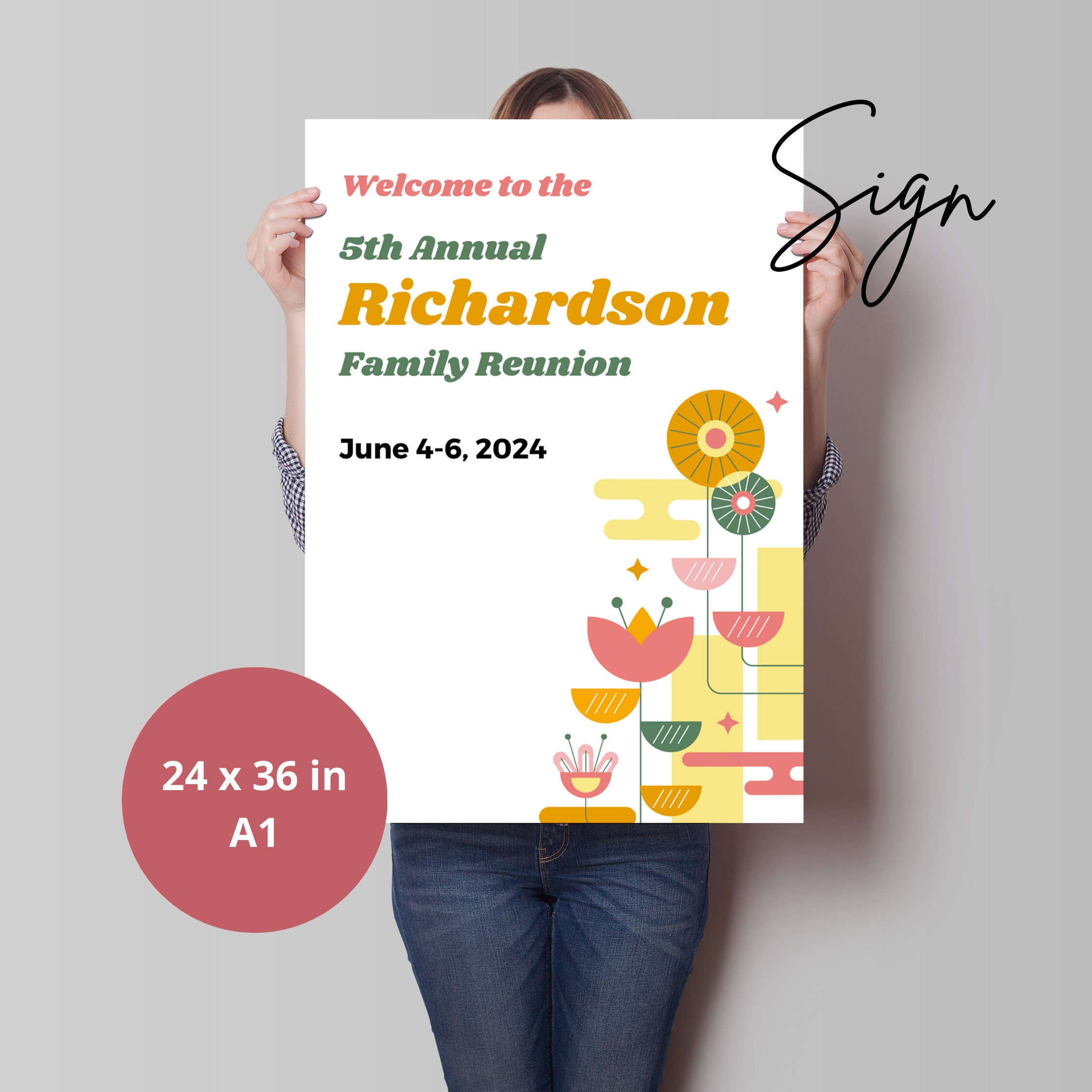 Family Reunion Printable Templates Canva | Event Printable Templates ...
