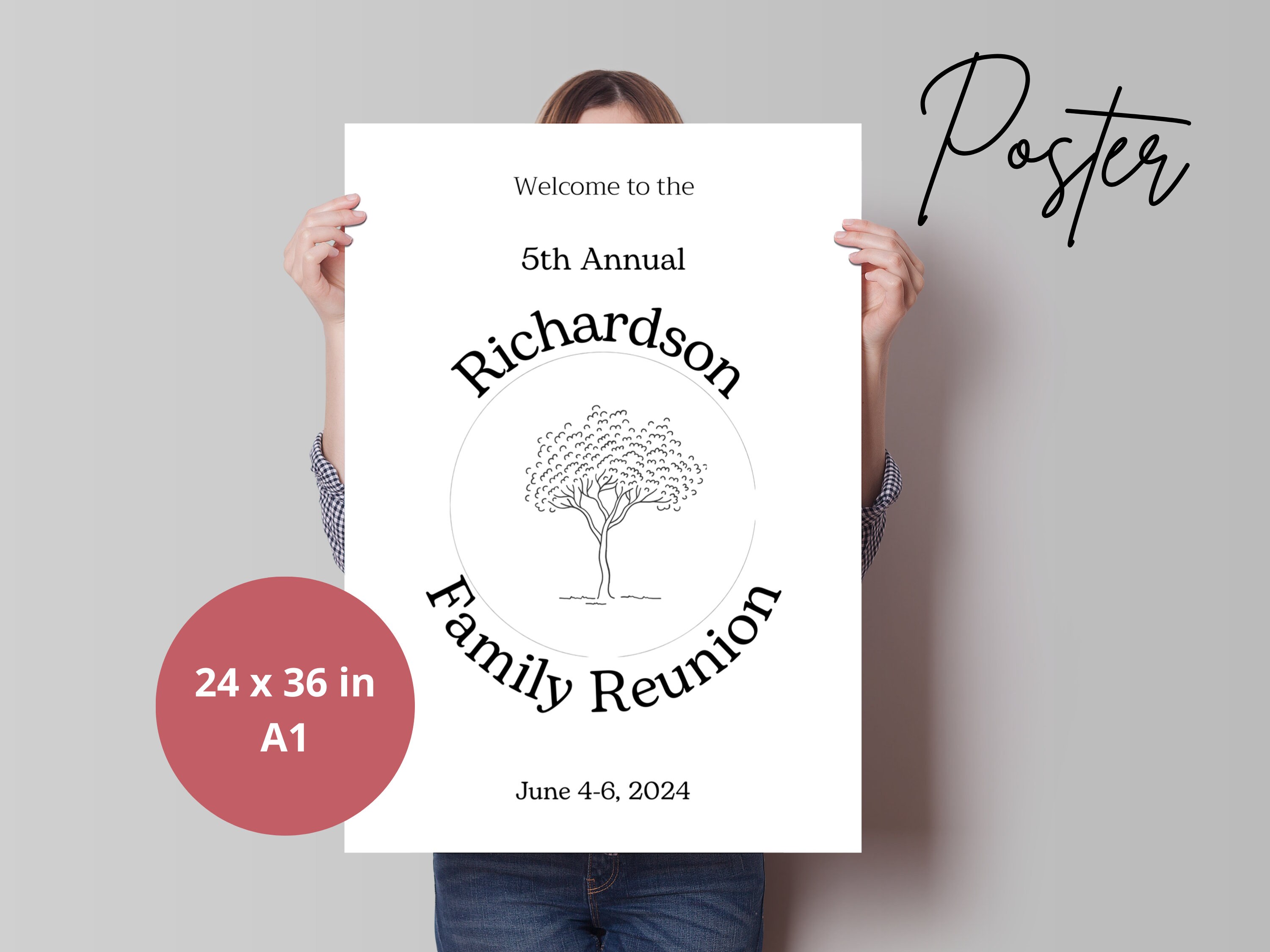 Family Reunion Printable Templates Canva Event Printable Templates ...