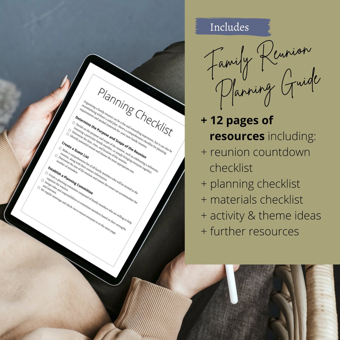 Family Reunion Website Template - Camping | in Person Event Website ...