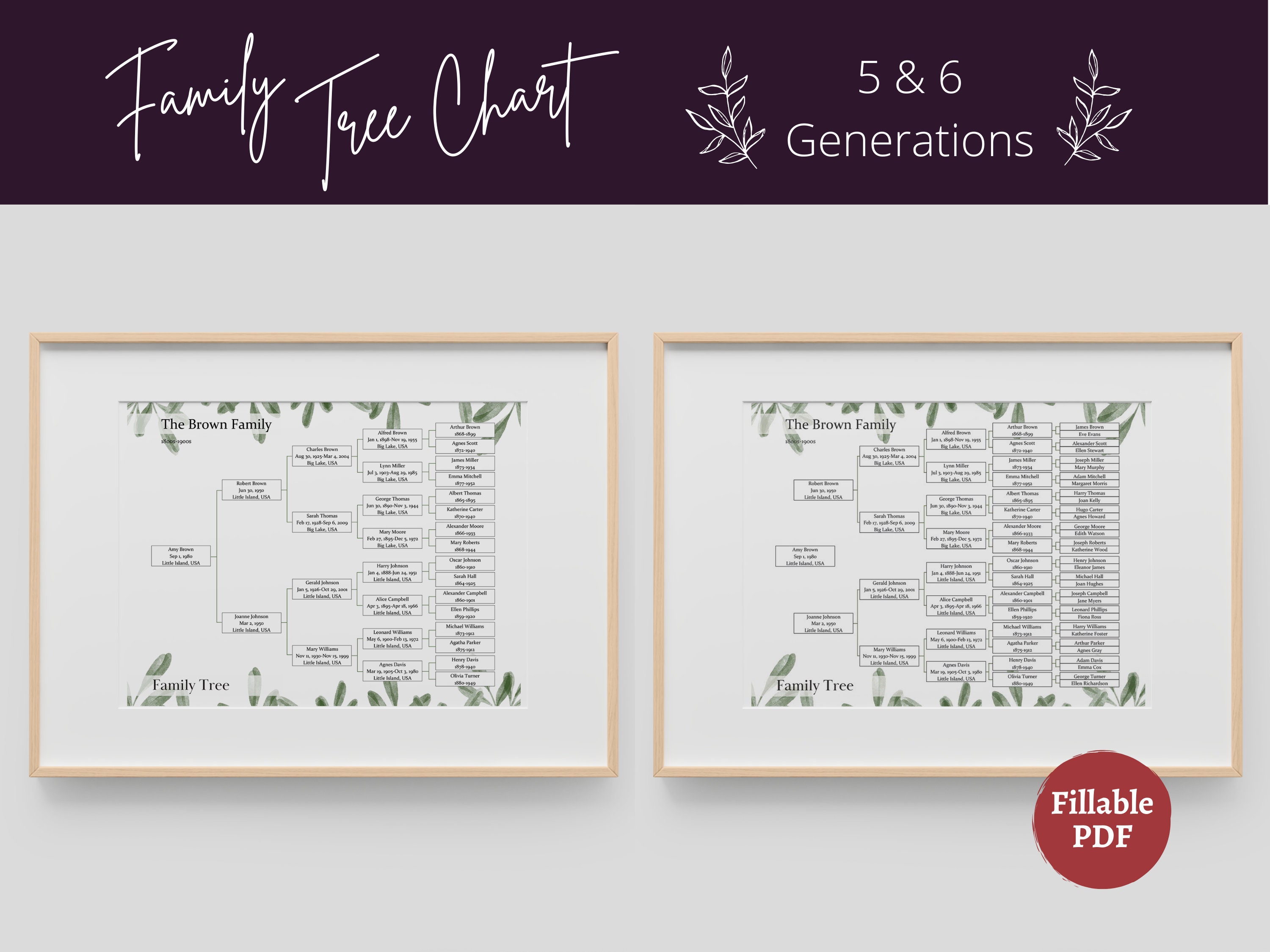 Family Tree Diagram Template