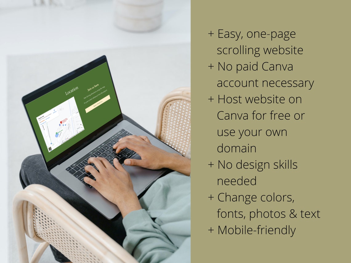 Family Reunion Website Template Spring in Person Event - Etsy