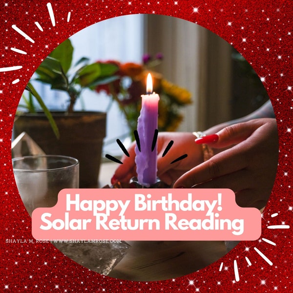 Happy Birthday Solar Return Reading - Etsy