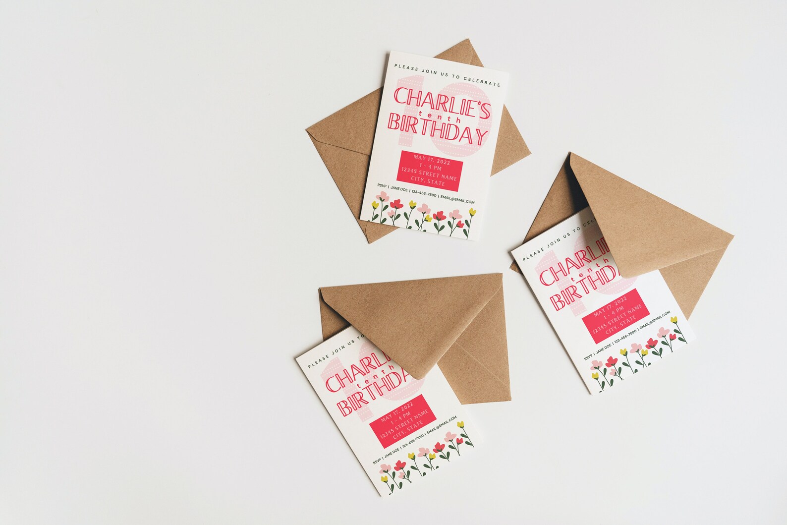 Custom Birthday Party Invitation Personalized Printed Fun | Etsy