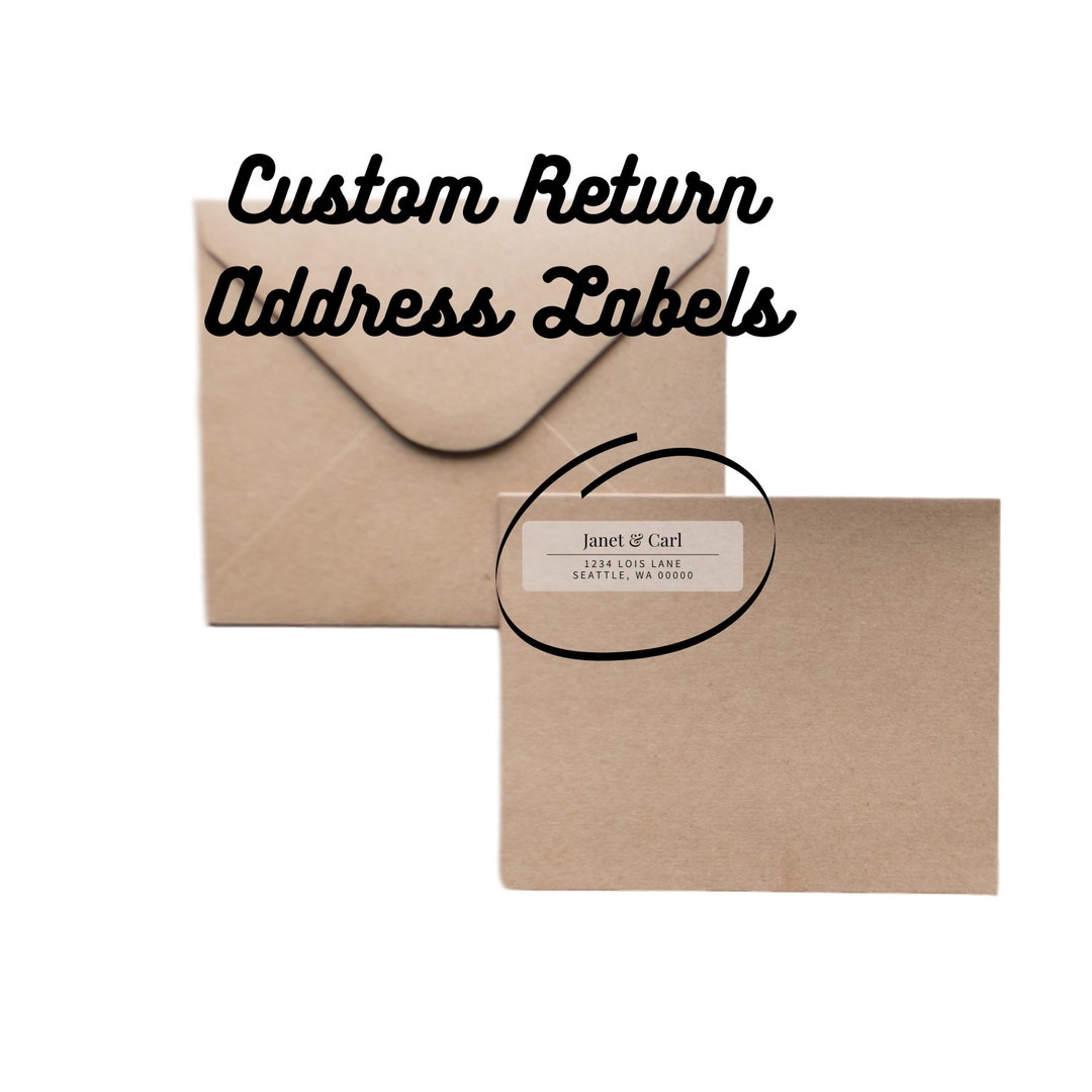 Custom Mailing Labels, Printed Return Address Label, Mailing Label ...