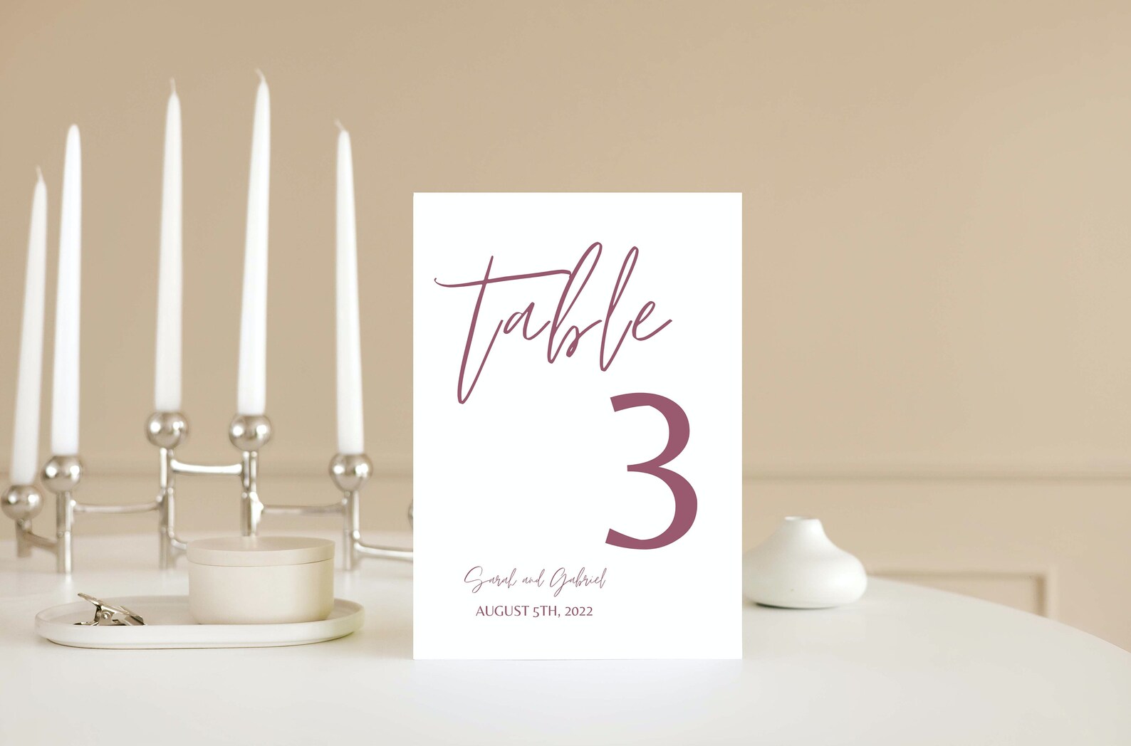 Wedding Table Number Cards, Table Number Cards Printed, Custom Wedding ...
