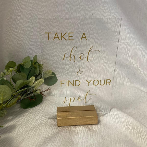 Take a Seat Take a Shot - Etsy