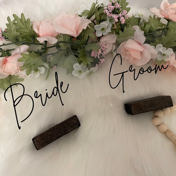 Bride Groom Table - Etsy