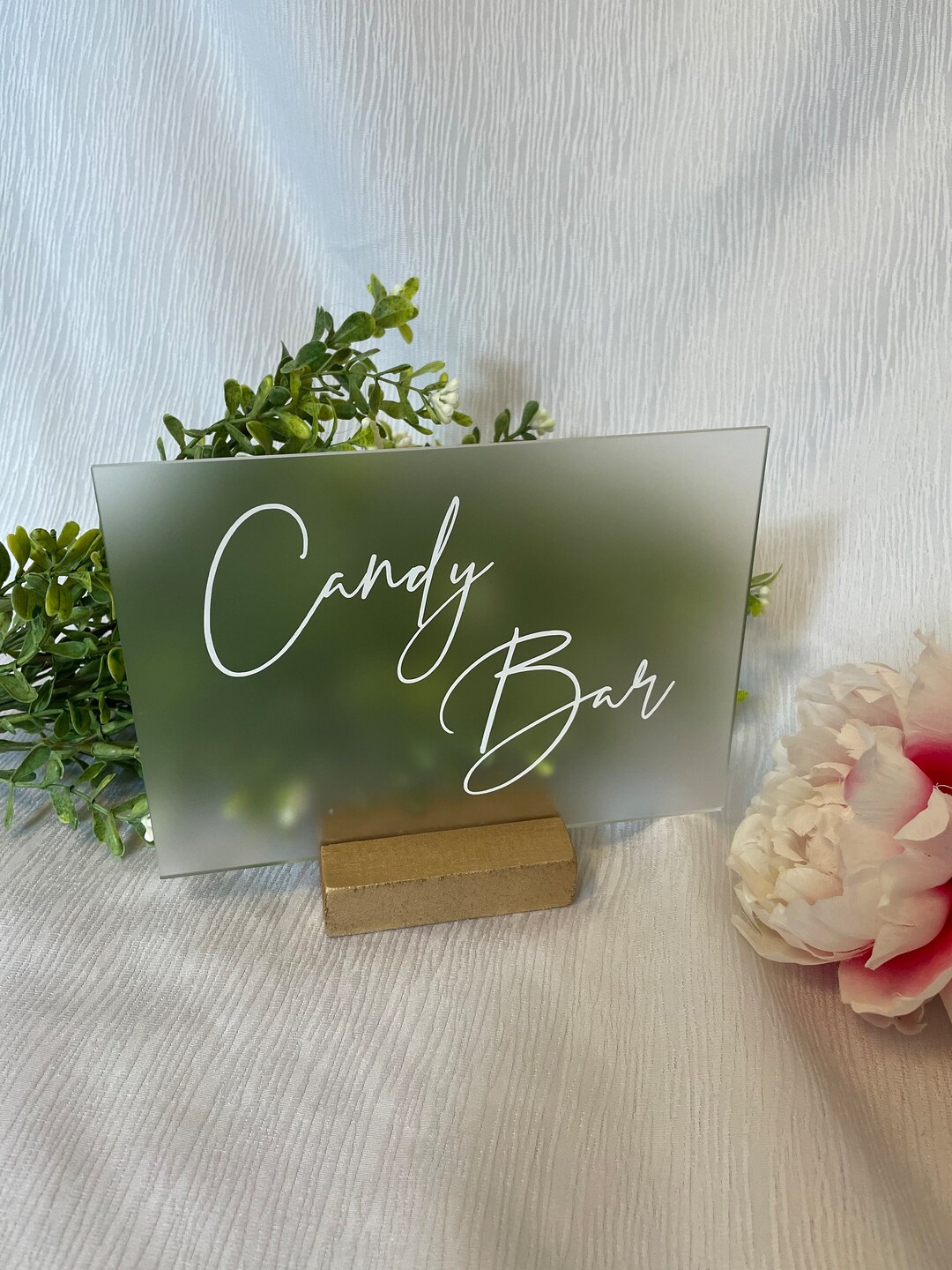 Acrylic Candy Bar Sign, Dessert Bar, Treat Yo Self, Candy Bar Sign ...